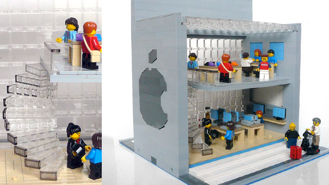 10座用樂高積木拼出來的 Apple Store，到底有多像？你來看一看 | T客邦
