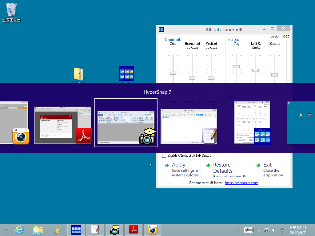修改預設樣式，調校 Windows 8 的「Alt」+「Tab」選單 | T客邦