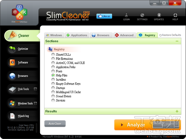 超強多合一的超實用系統工具 SlimCleaner：清理、優化、移除、重整…… | T客邦