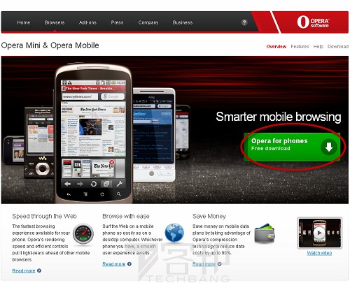 Opera Mini 5 & Opera Mobile 10正式版推出，免費！ | T客邦