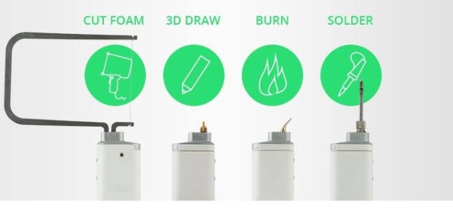 Maker界的好折凳：3Dsimo mini可當烙鐵、燒灼刀頭、3D列印筆 | T客邦