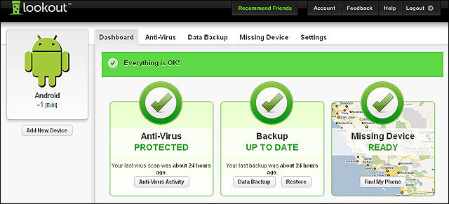 利用 Lookout Antivirus Security 阻絕手機病毒 | T客邦