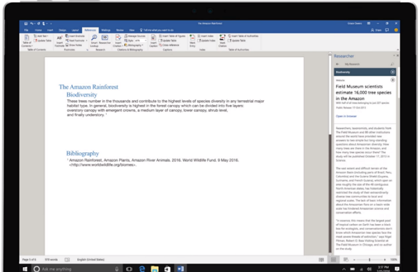 Office 365 更新功能搶先看：OneNote 能自動拆解數學公式 、Word Researcher幫你找論文資料 | T客邦