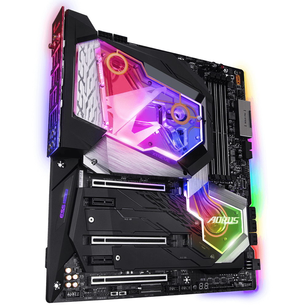 全覆式 RGB 水冷頭延伸至晶片組，GIGABYTE Z390 AORUS XTREME WATERFORCE 主機板現身 | T客邦