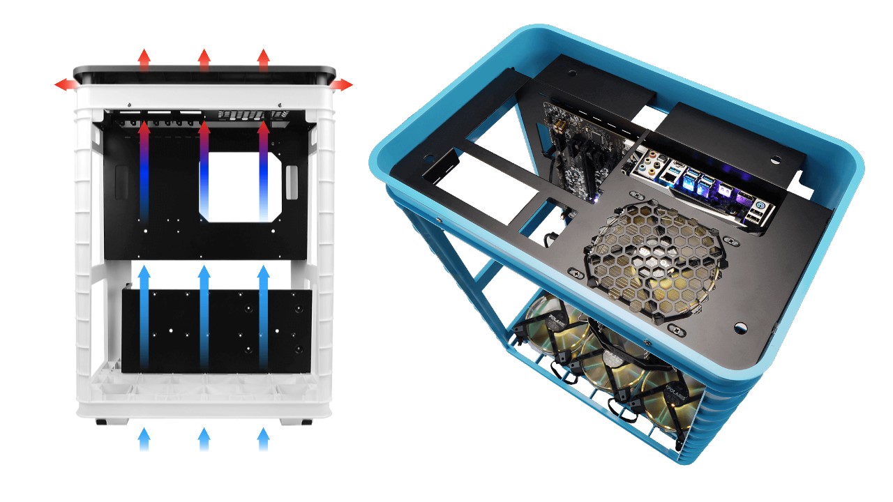 這不是收納箱，這是 InWin 最新 ABS 塑膠機殼 ALICE，布質多彩外衣更吸睛！ | T客邦