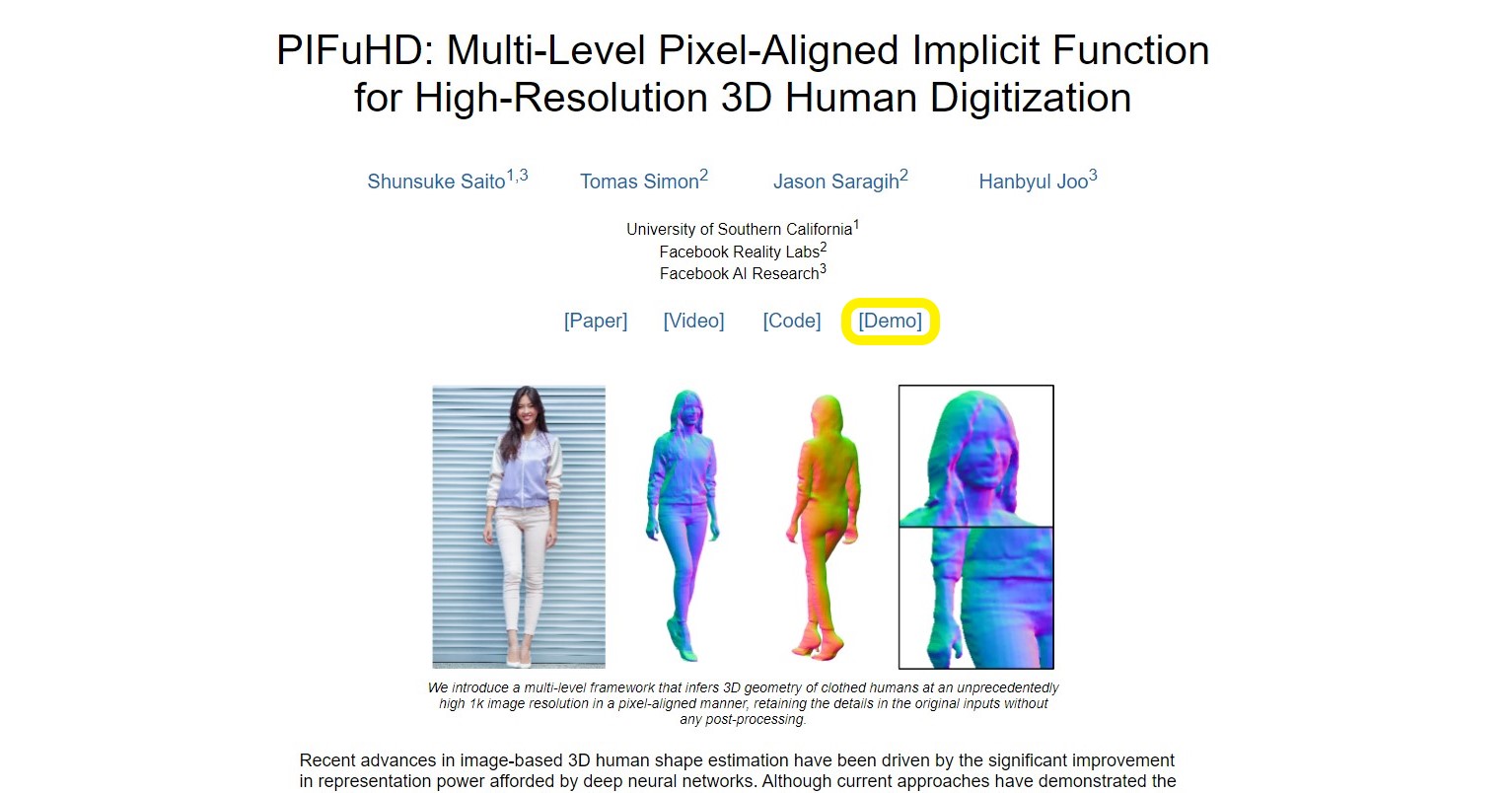 只要一張照片就能輸出3D模型，一步步教你怎麼玩PIFuHD把《做工的人》阿祈變3D | T客邦