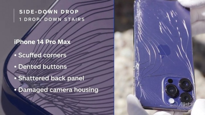 跌落測試顯示，iPhone 14 Plus比iPhone 14 Pro Max更耐摔 | T客邦