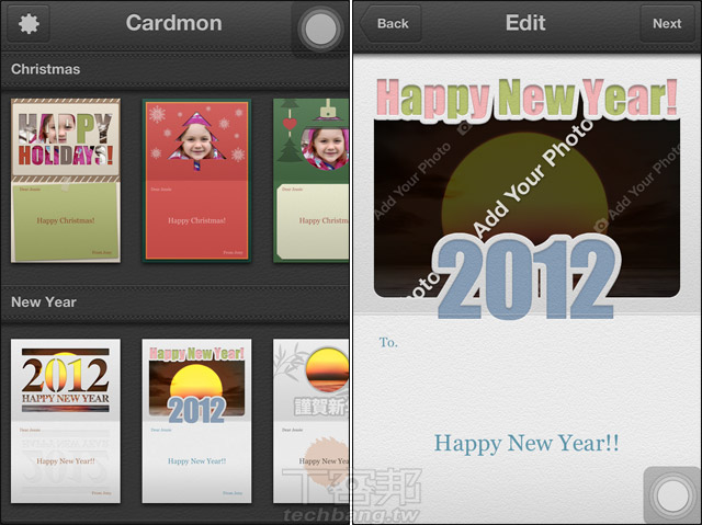 iPhone App：用 Cardmon 製作精美電子賀卡 | T客邦