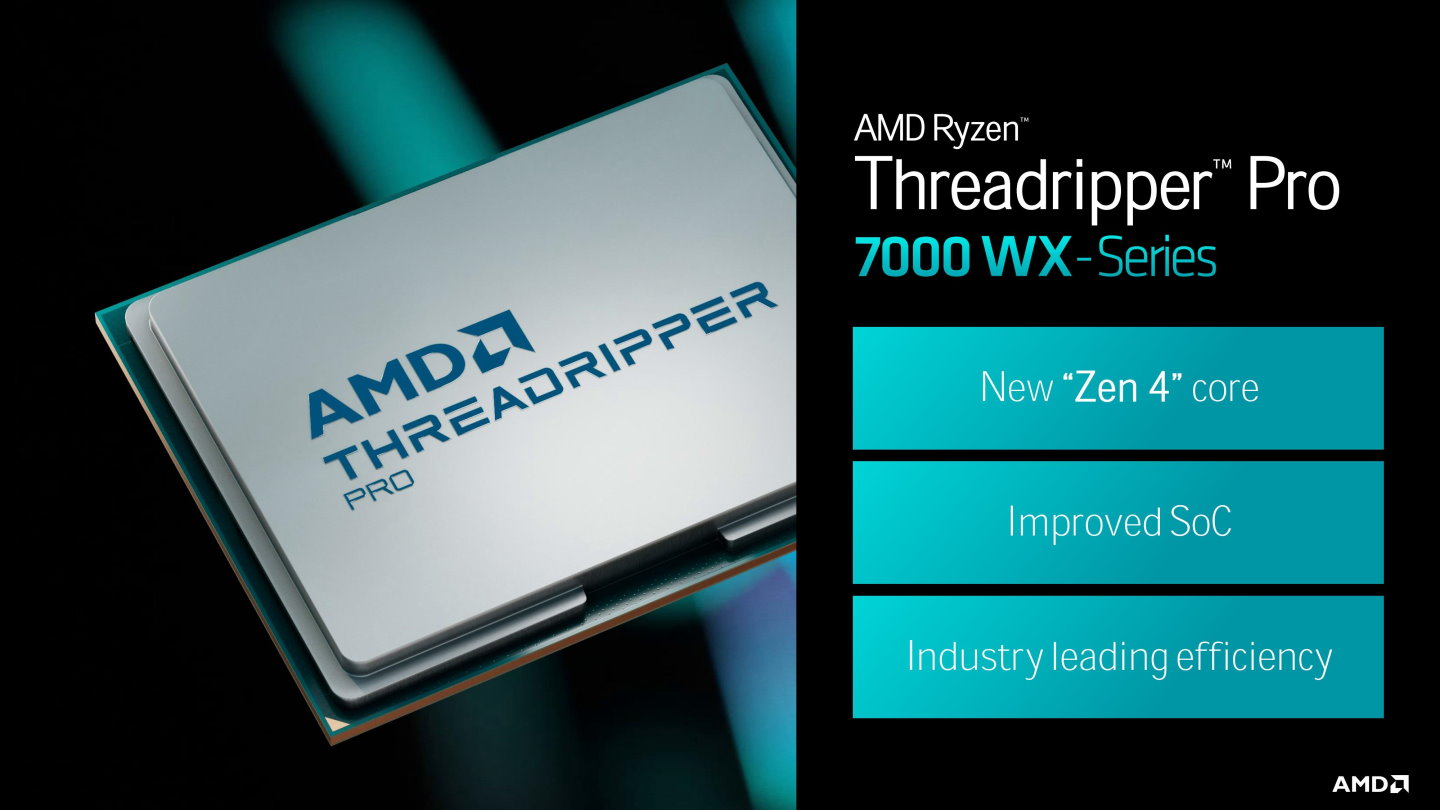 AMD推出Zen 4架構Threadripper 7000系列處理器，個人工作站平台也支援96核心處理器 | T客邦