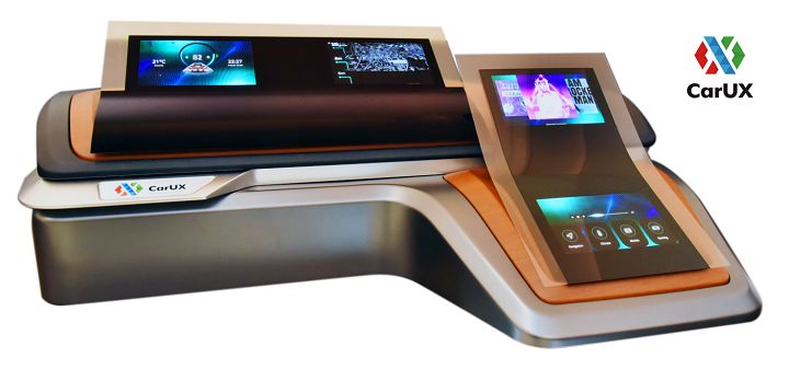 CES 2024：CarUX 首創隱藏式 InvisiView 顯示器，將螢幕融合於車內木紋及皮革內飾 | T客邦