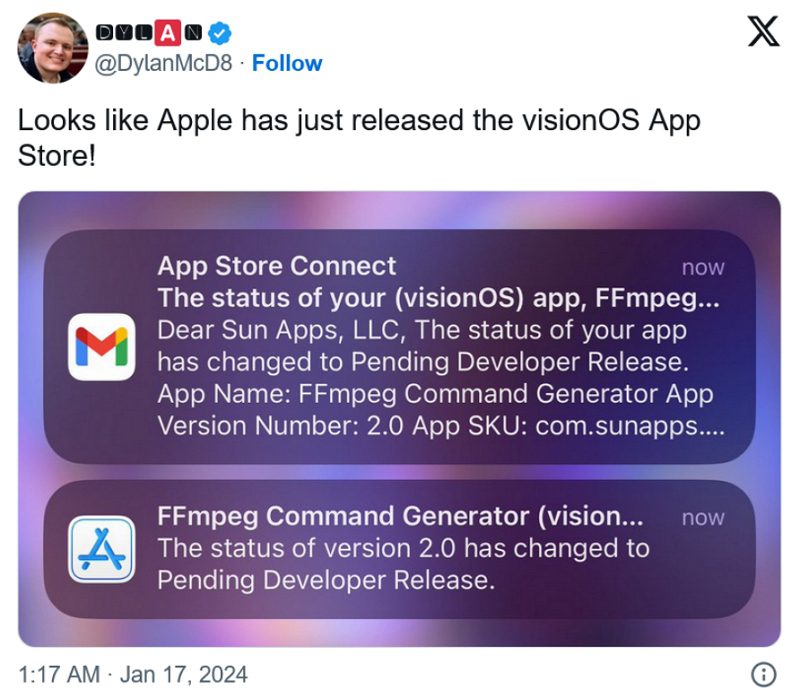 Apple Vision Pro應用程式商店visionOS App Store正式啟動，開發者第三方應用程式準備上線 | T客邦