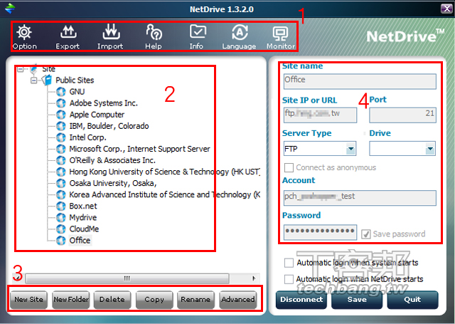 NetDrive 讓 FTP 變成電腦裡的磁碟機，檔案總管就能存取 | T客邦
