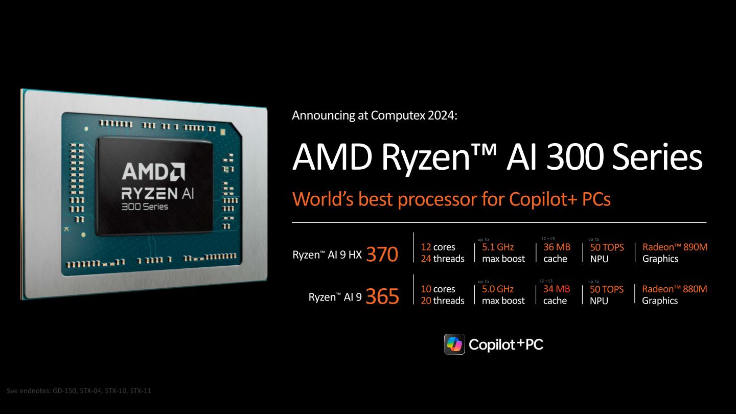 Computex 2024：AMD發表Ryzen 9000、Ryzen AI 300系列處理器，同場加映Ryzen 9 5900XT、雙槽版 ...