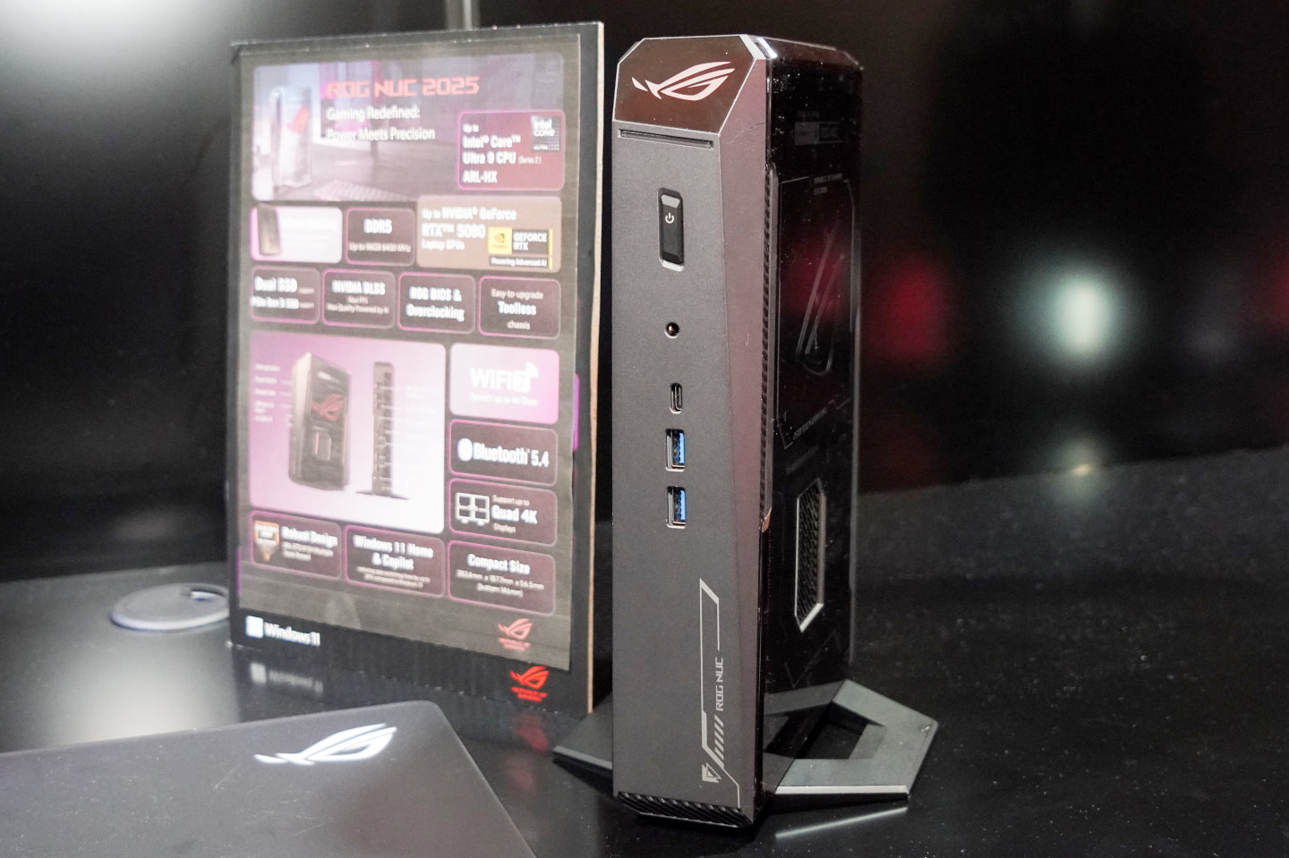 CES2025：Asus推出搭載GeForce RTX 5080的ROG NUC迷你電腦，不夠力還可外接RTX 5090 | T客邦