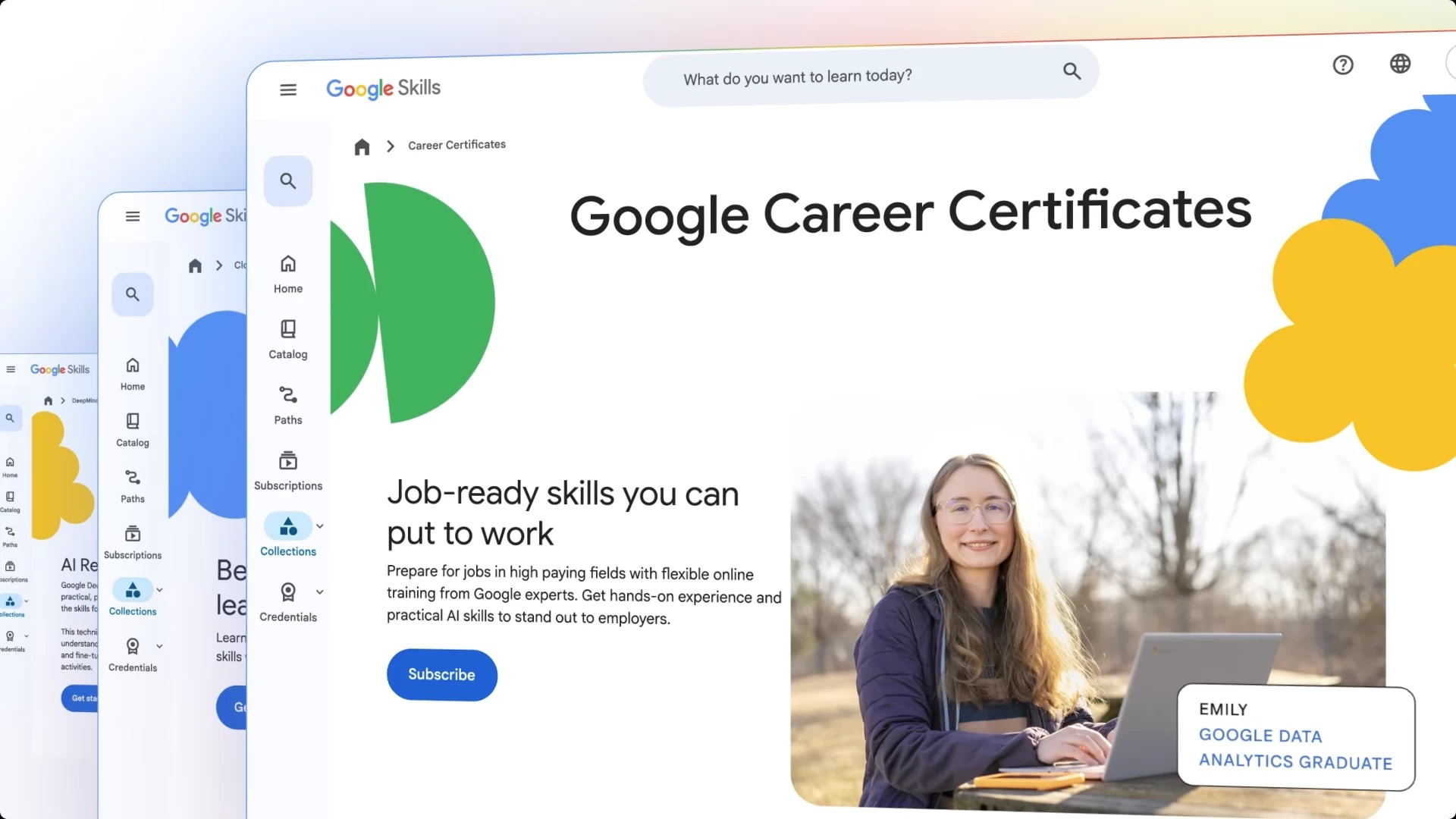 Google 推出「Google Skills」線上學習平台：整合 AI、數據分析、資安等 3000 門課程 | T客邦