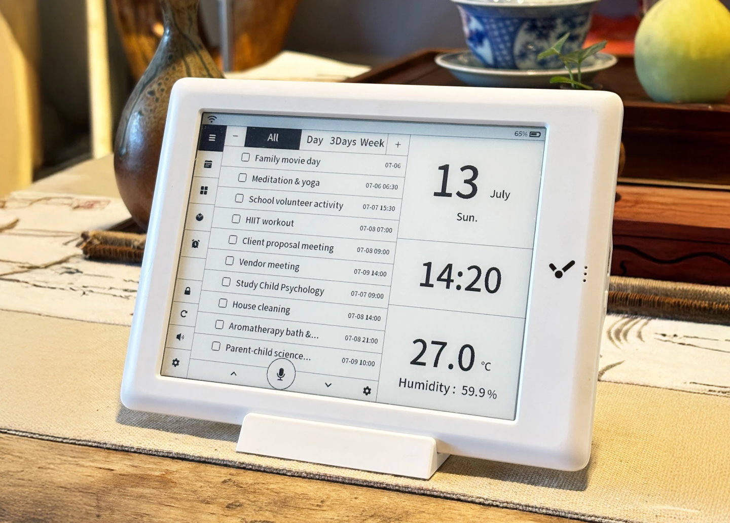 NarTick E-Ink Calendar電子紙行事曆，可同步多種服務還可串連ChatGPT | T客邦