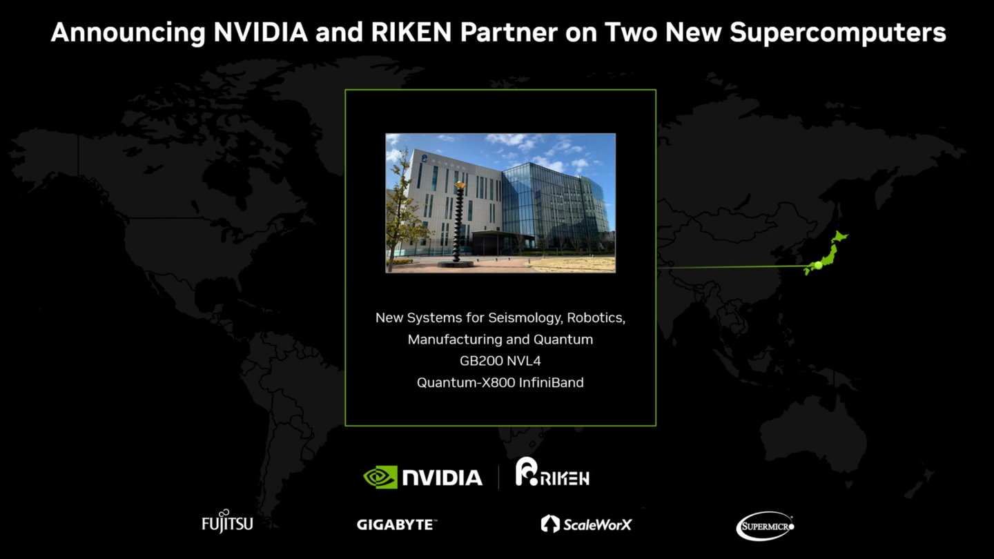 NVIDIA於SuperComputing 2025大會發表多項產品與資訊，Arm加入NVLink Fusion生態系、打造1打500的 ...