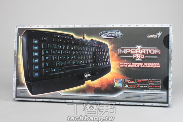 Genius GX Gaming Imperator Pro 電競鍵盤，支援1600萬種背光 | T客邦
