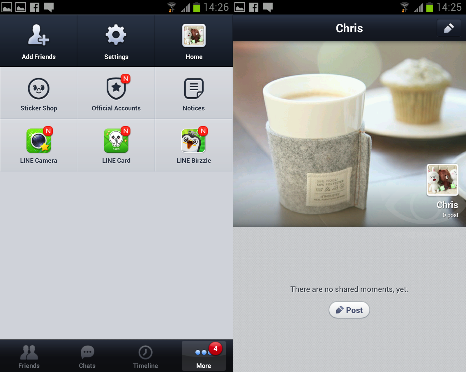 LINE 在台推出 LINE Home 功能，加入社群機制、能用可愛貼圖回應 | T客邦